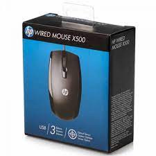 MOUSE - HP X500 USB WIRED - PCX - Brand New And Used Computers | Gaming ...